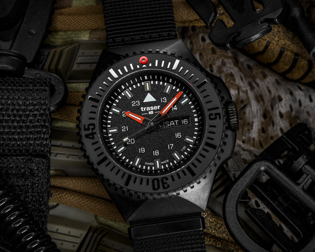 Tritium H3 Swiss P69 PVD Black Sapphire - 48mm Dive Watch by MB-Microt ...
