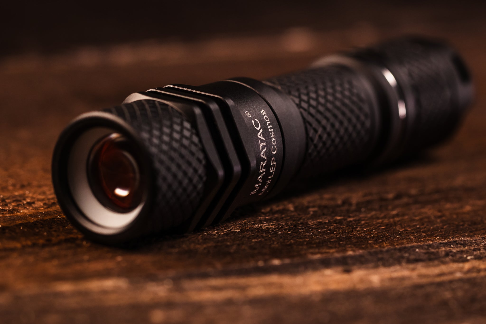Mini LEP Cosmos - Laser Flashlight 14500 By Maratac® - Matte Black ...