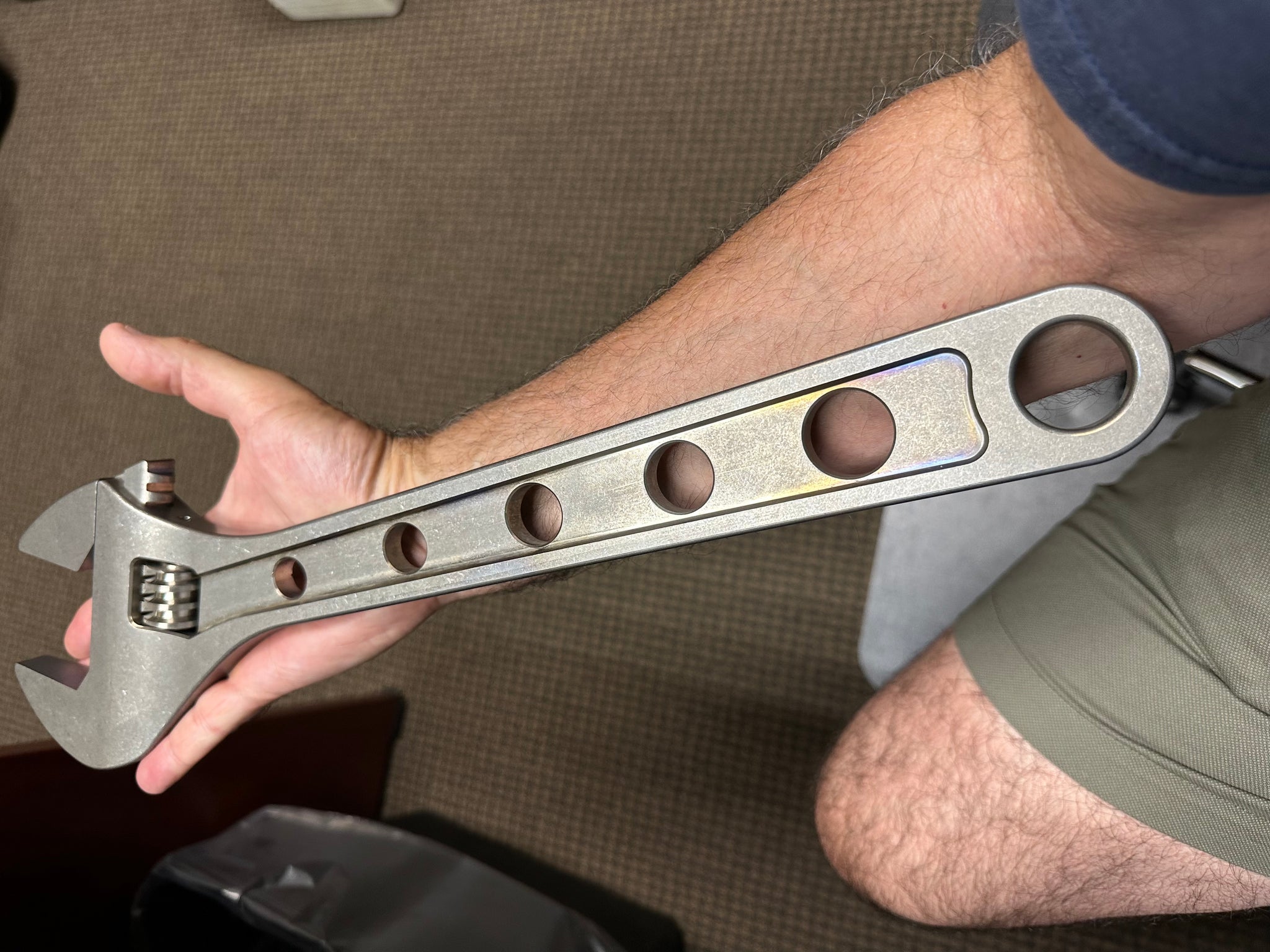 18 Inch - Titanium Adjustable Wrench - ( NSN Pending ) ( Worlds Larges ...