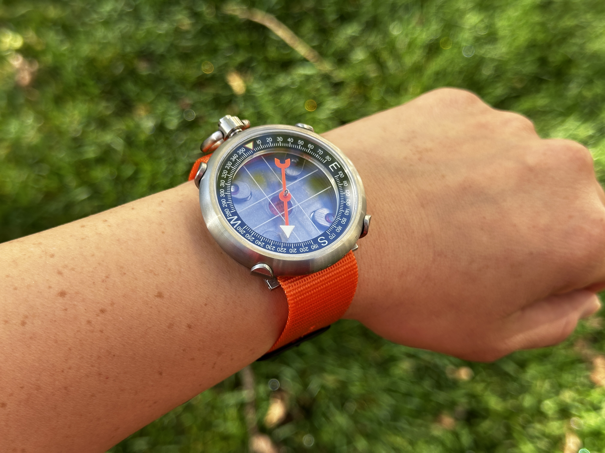 45mm Titanium Heirloom Compass + Wrist Carry Kit by Maratac® – CountyComm