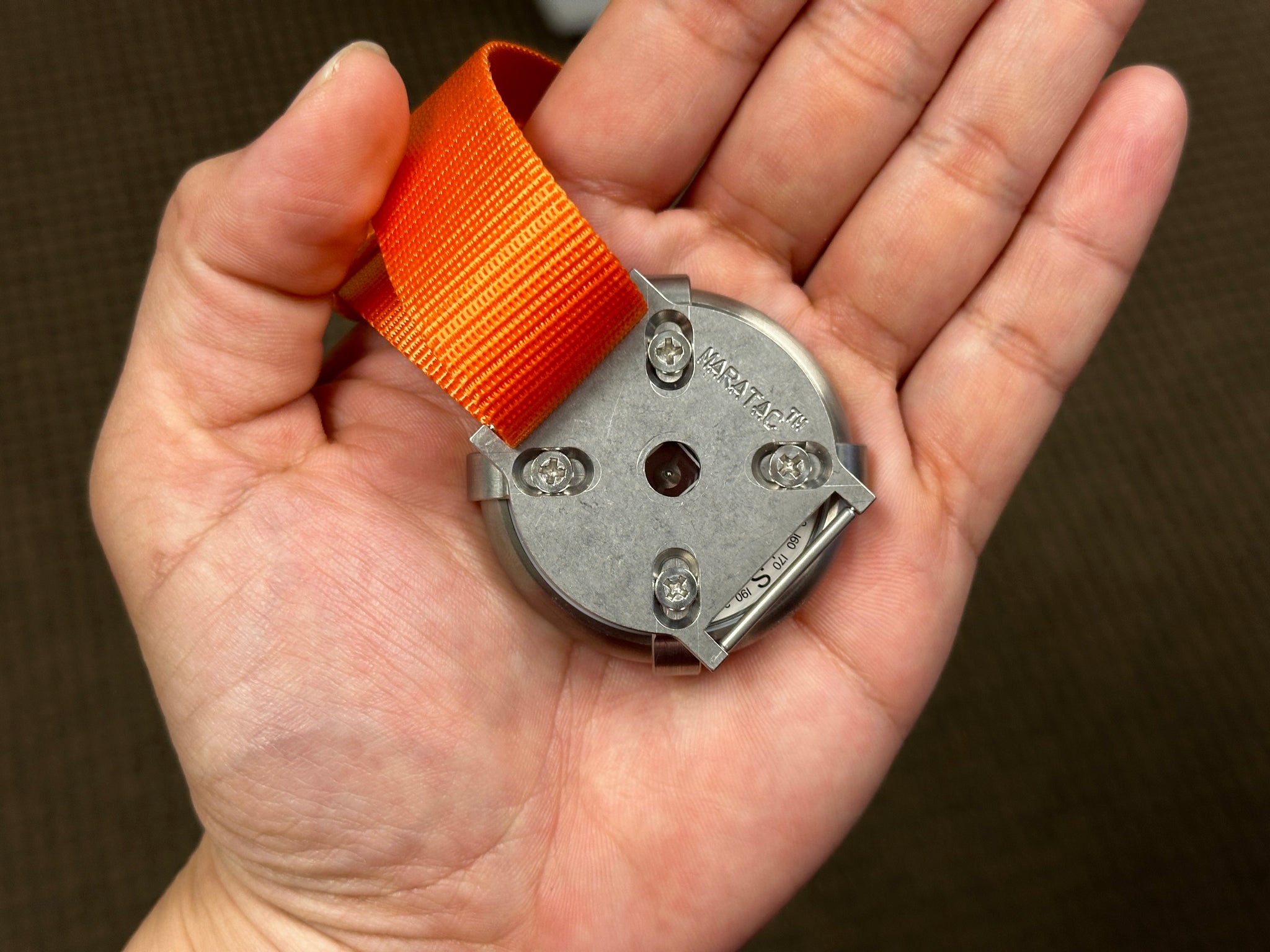 45mm Titanium Heirloom Compass + Wrist Carry Kit By Maratac® – CountyComm