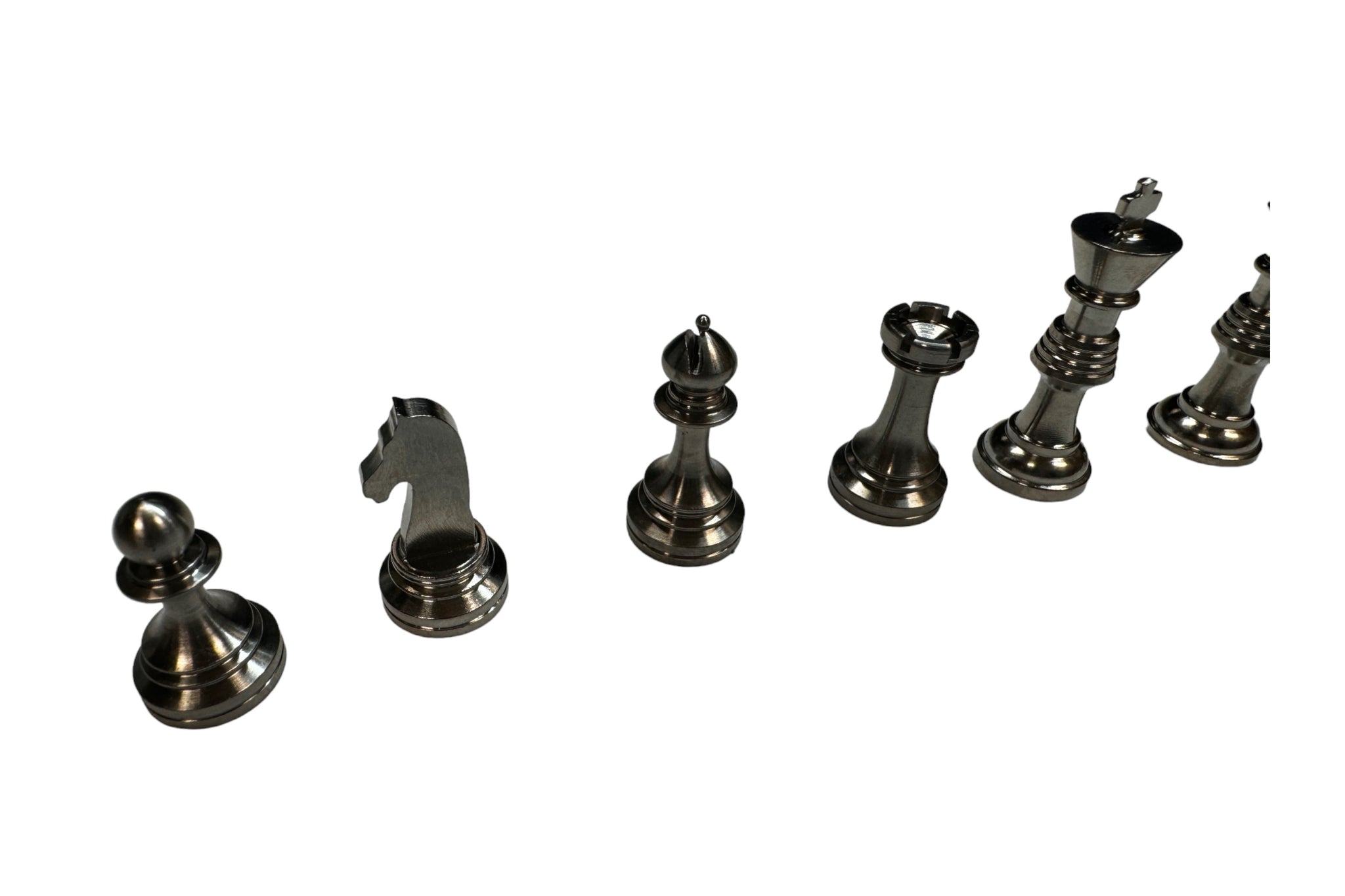Titanium Chess Pieces ( Worlds Smallest ) by Maratac® - Build-A-Set ...