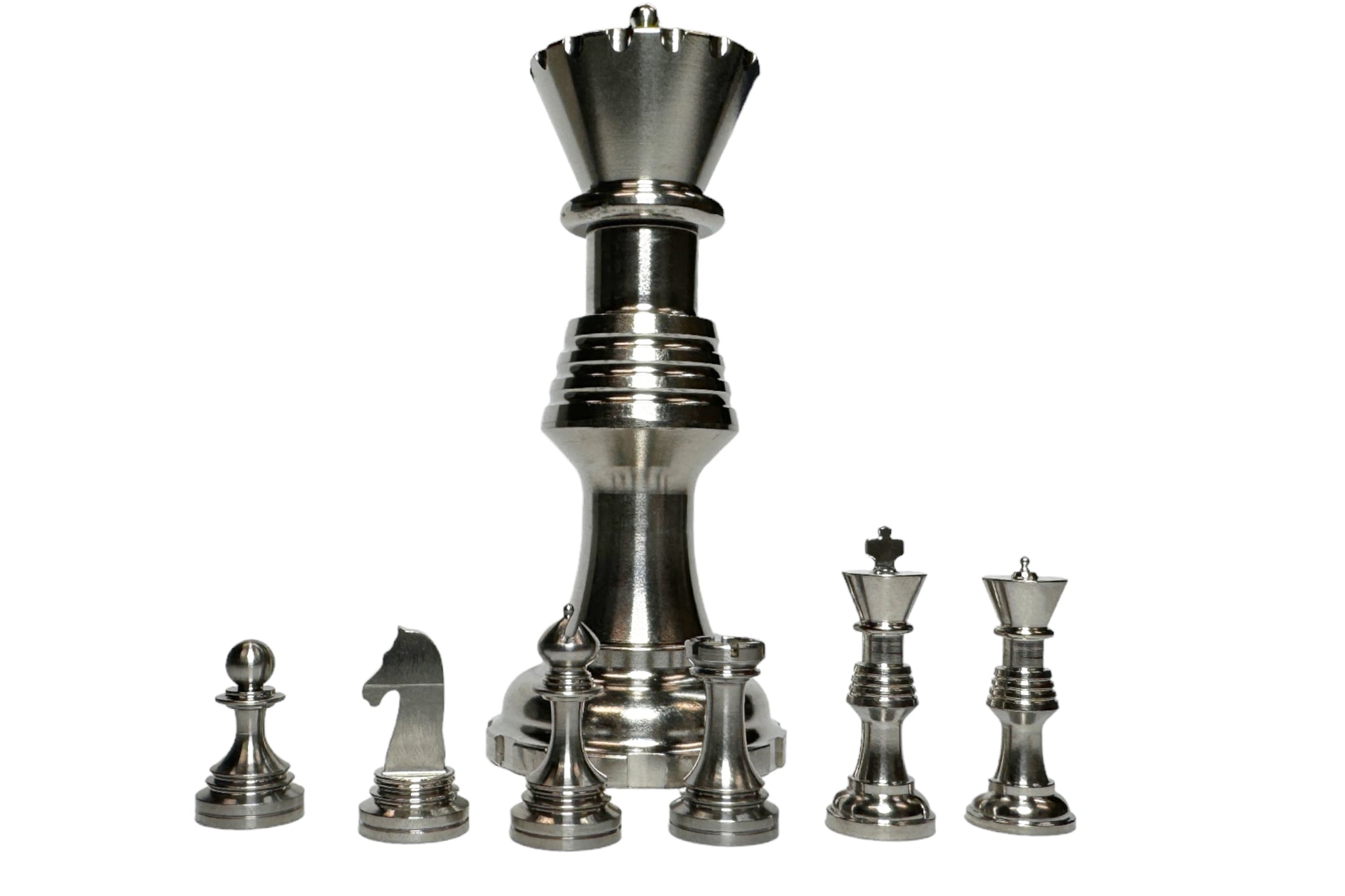 Titanium Chess Pieces ( Worlds Smallest ) by Maratac® - Build-A-Set ...