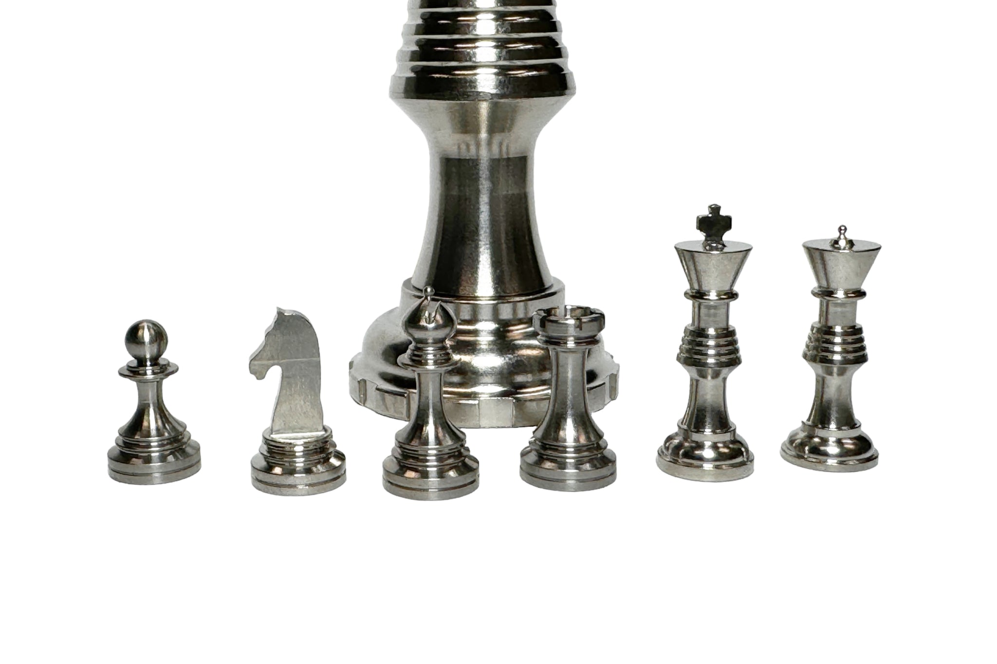 Titanium Chess Pieces ( Worlds Smallest ) by Maratac® - Build-A-Set ...