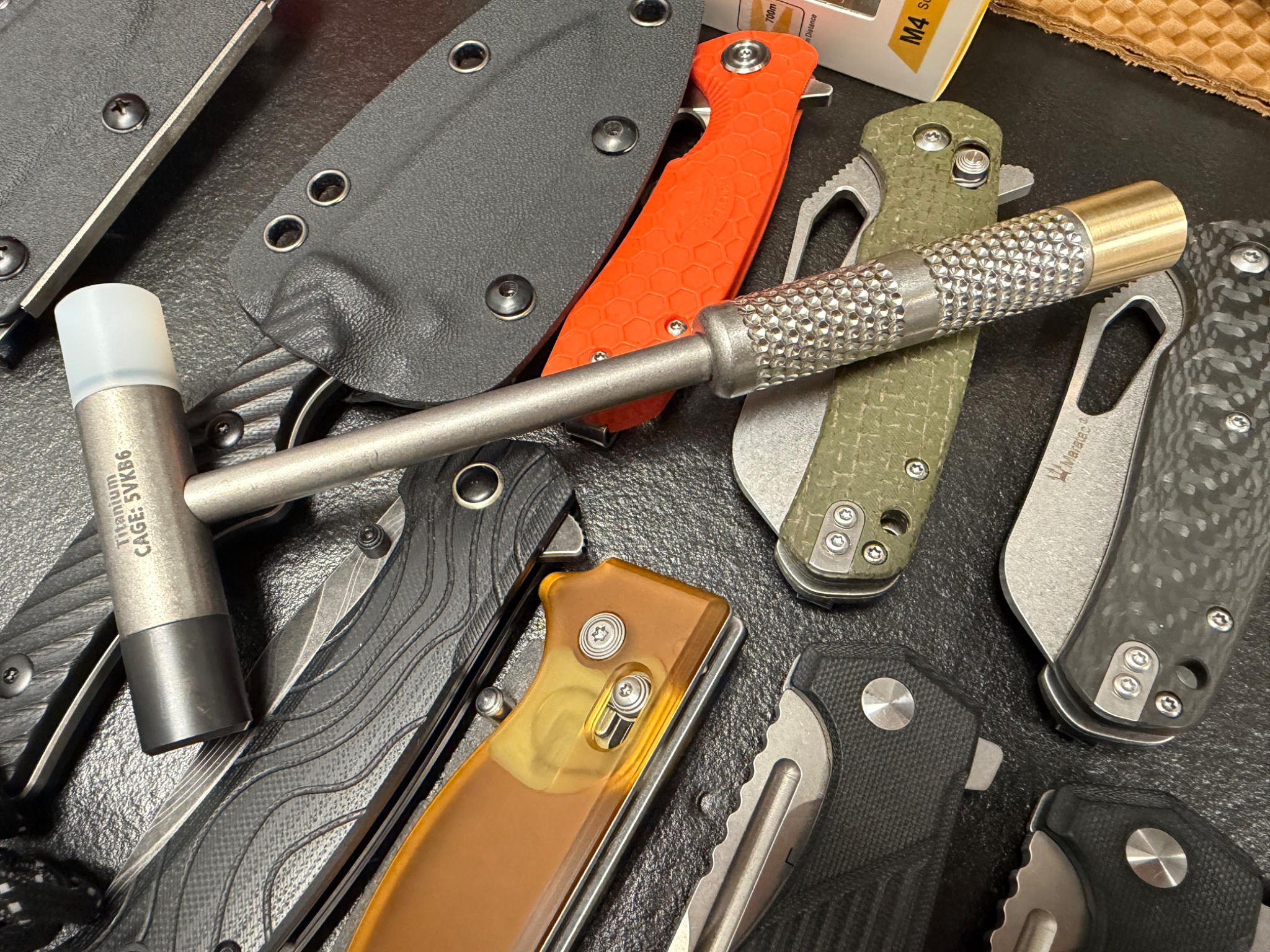Titanium Precision Hammer - Maratac® 7" Non-Magnetic Interchangeable ...