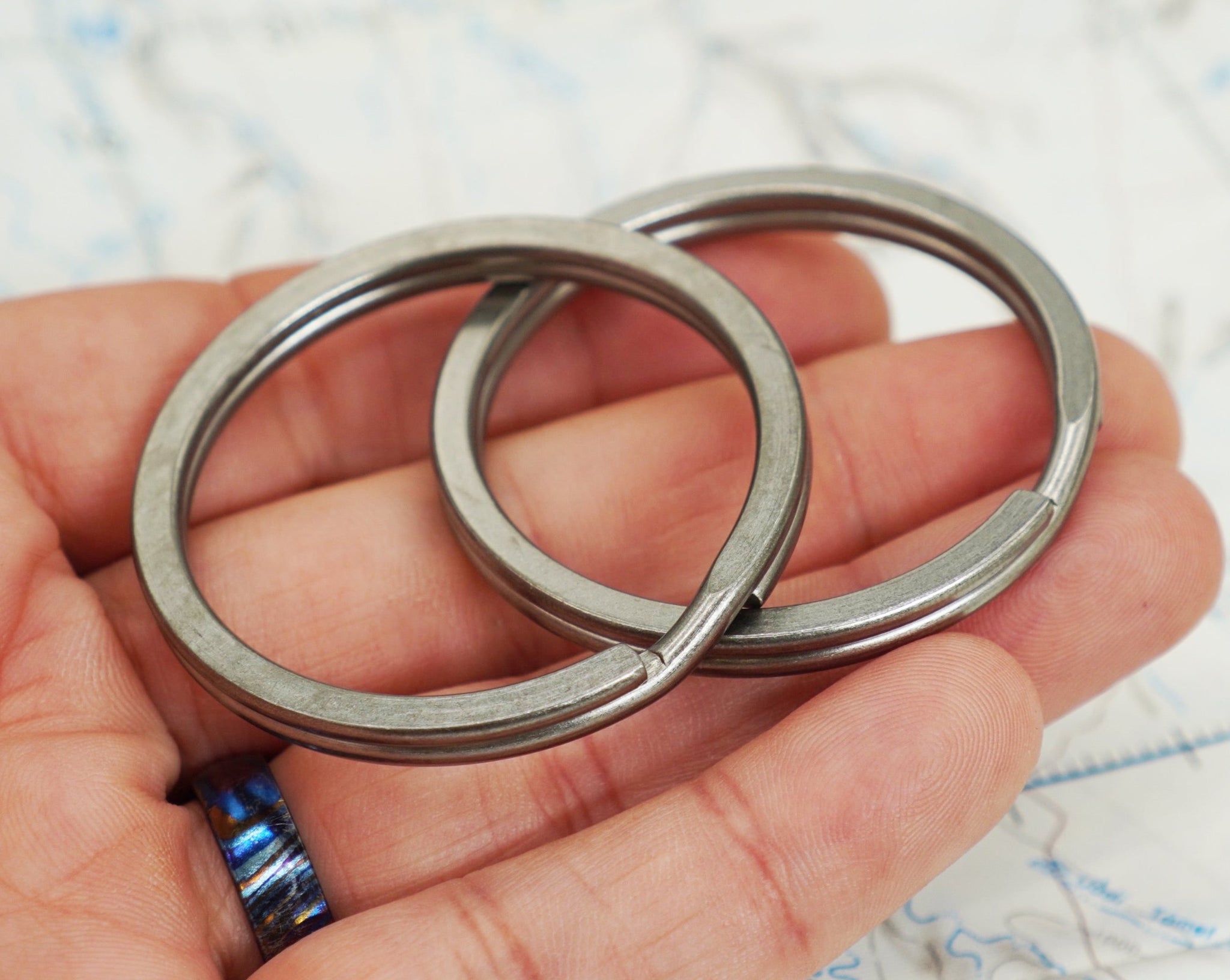 50mm Ti Split Rings ( 2 Pack ) – CountyComm