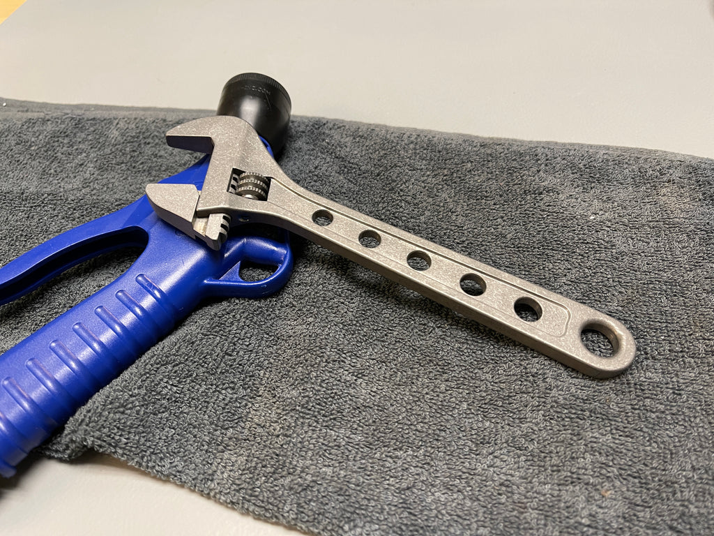 8 Inch - Titanium Adjustable Wrench - ( NSN Pending )