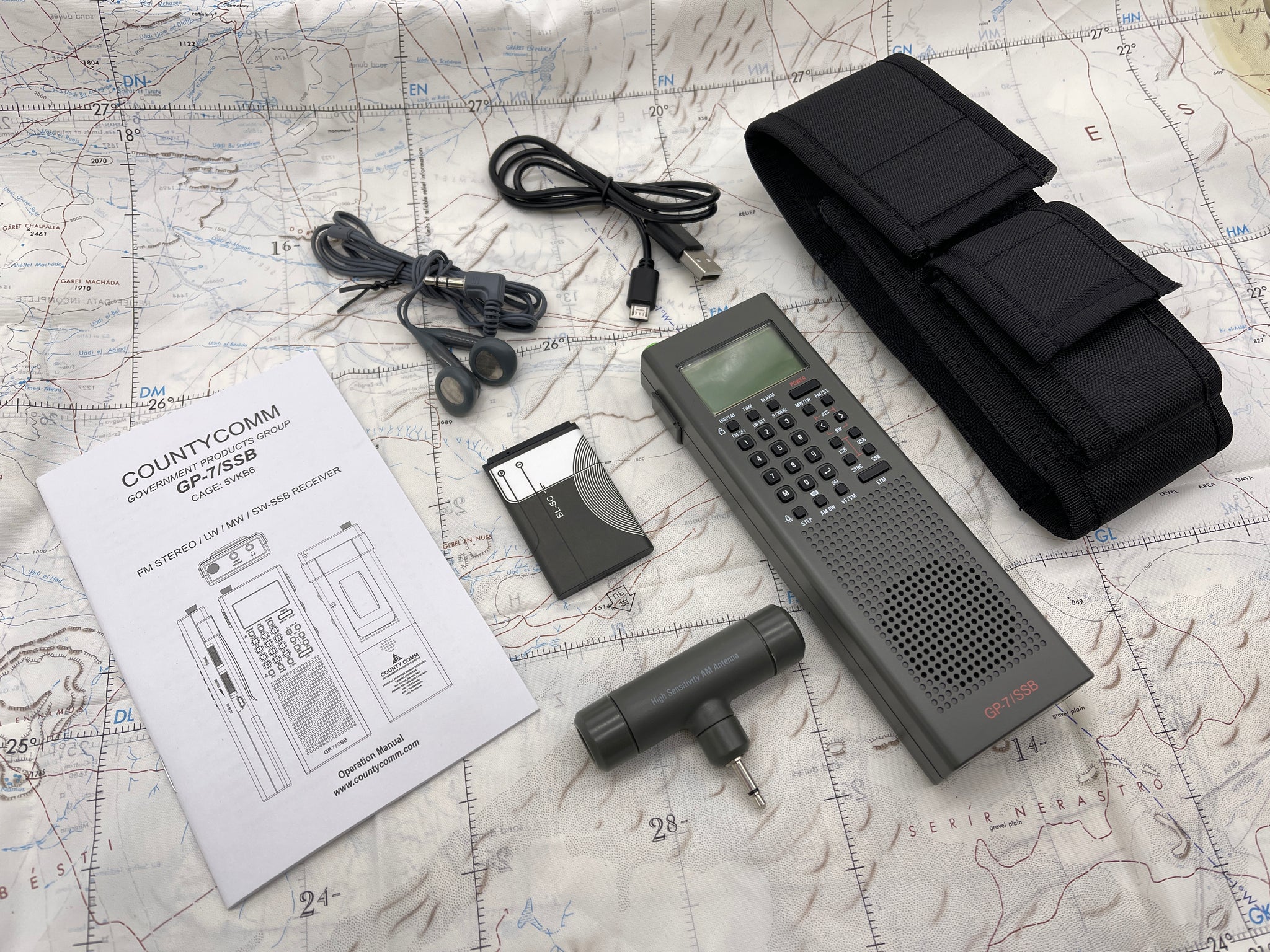 GOV. MIL Pack - CountyComm GP-7 SSB ( GEN 4 ) General Purpose Radio