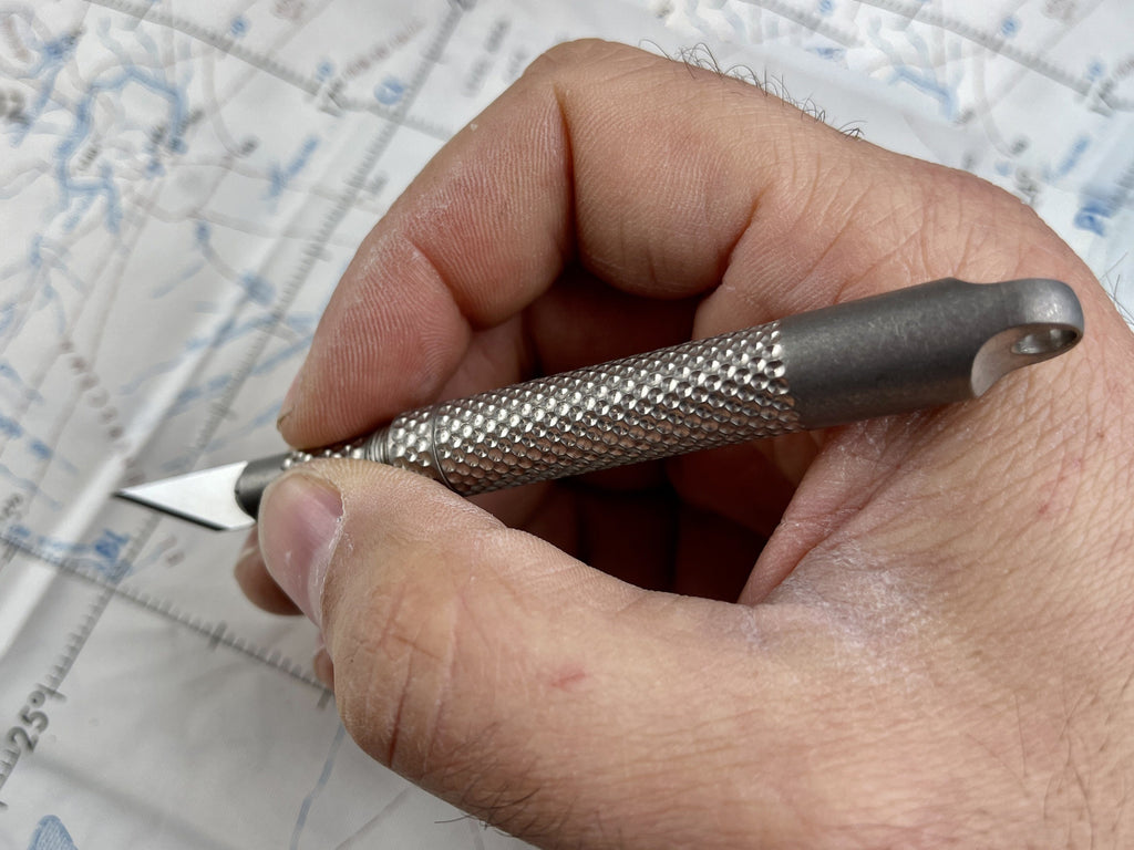 Key Ring Titanium Collapsible Scalpel by Maratac® | CountyComm